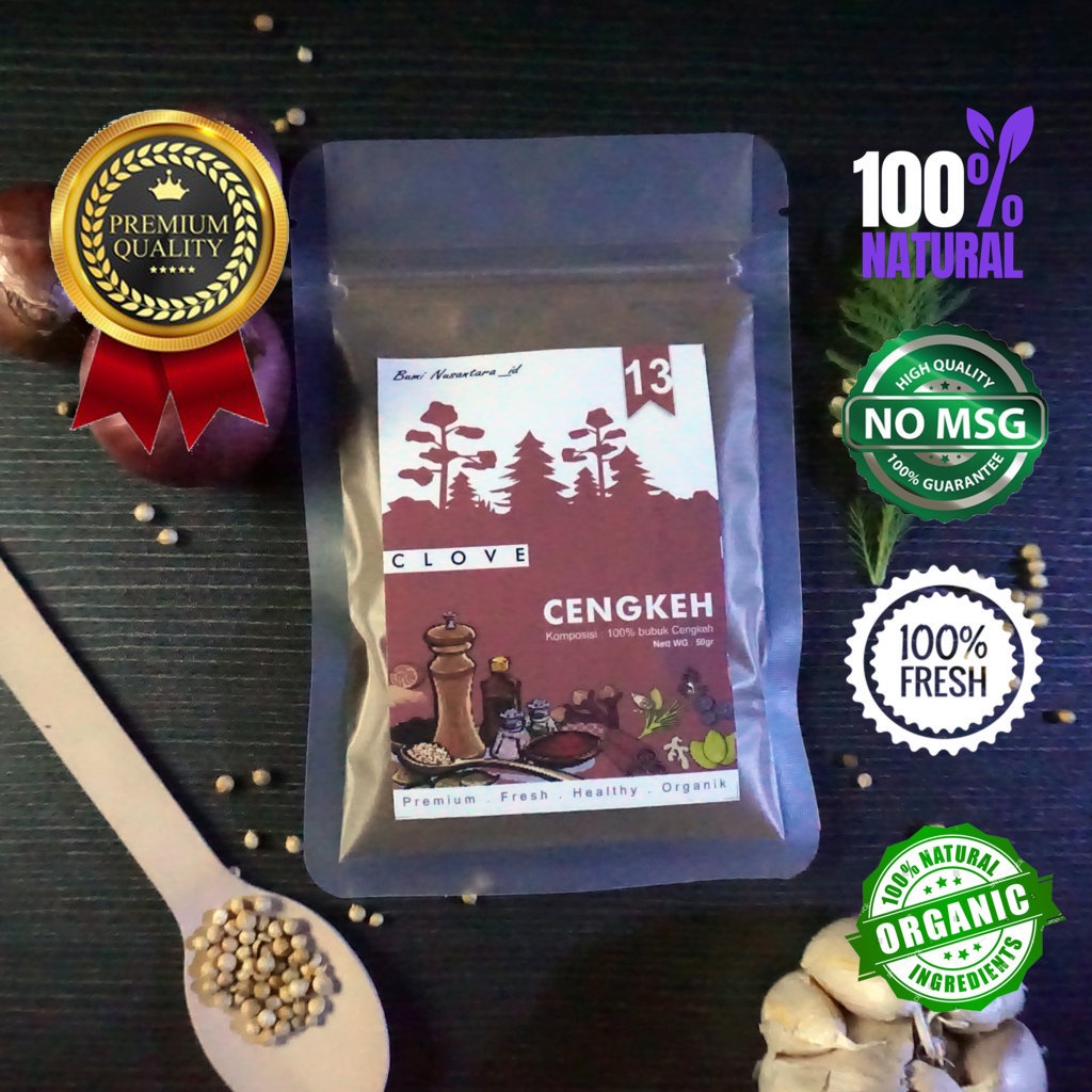 Jual Cengkeh Bubuk Organik Bumbu Rempah Instant Dapur Herbal Non MSG ...