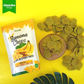 Jual KERIPIK PISANG RASA MATCHA (100gr) | KERIPIK PISANG ANEKA RASA ...