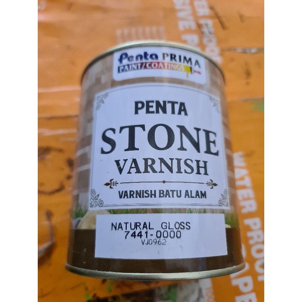 Jual PENTA STONE VARNISH / VARNISH BATU ALAM NATURAL GLOSS 1KG | Shopee ...