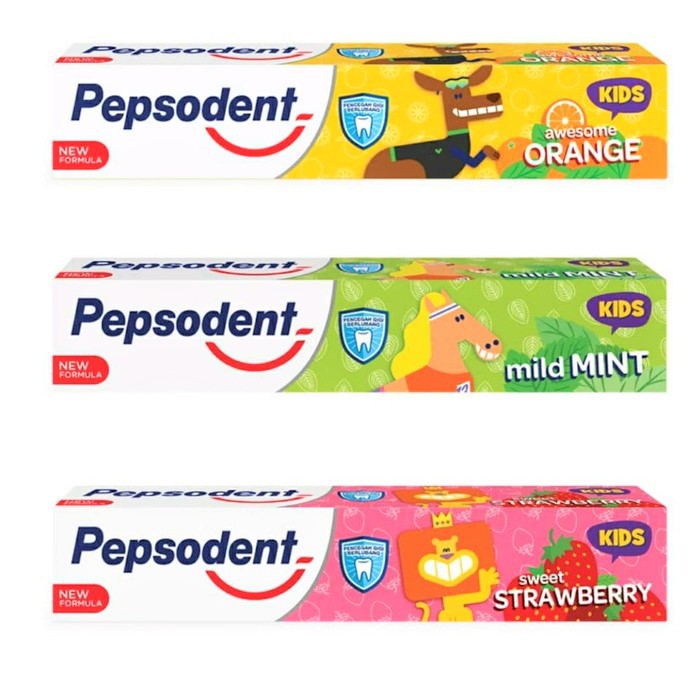Jual PASTA GIGI ANAK ODOL PEPSODENT KIDS TOOTHPASTE 50 GR | Shopee ...