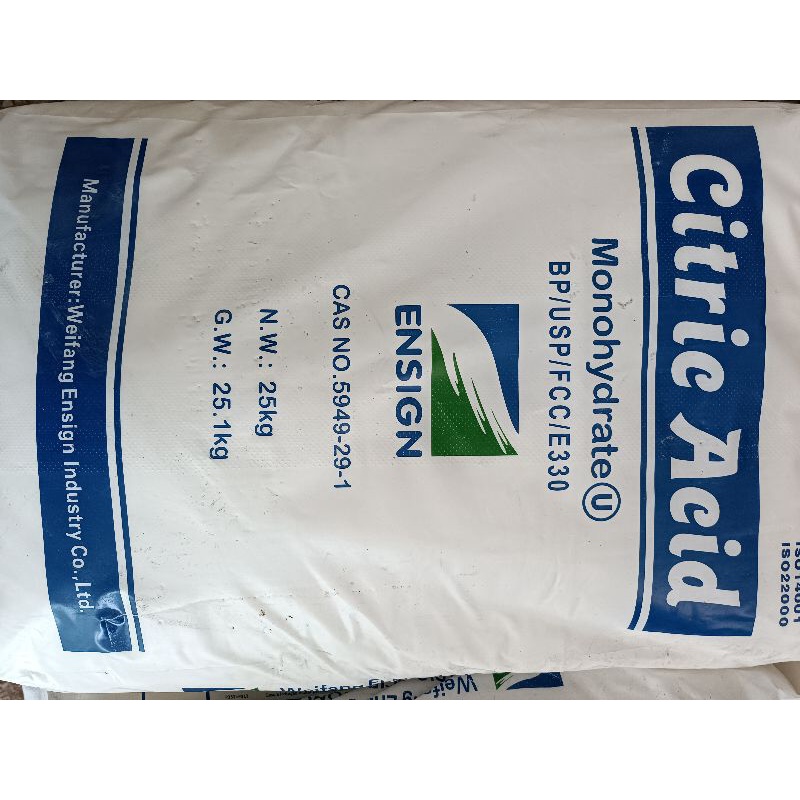 Jual Citric Acid Monohydrate / Citrun / Sitrun / Asam Sitrat (1KG ...