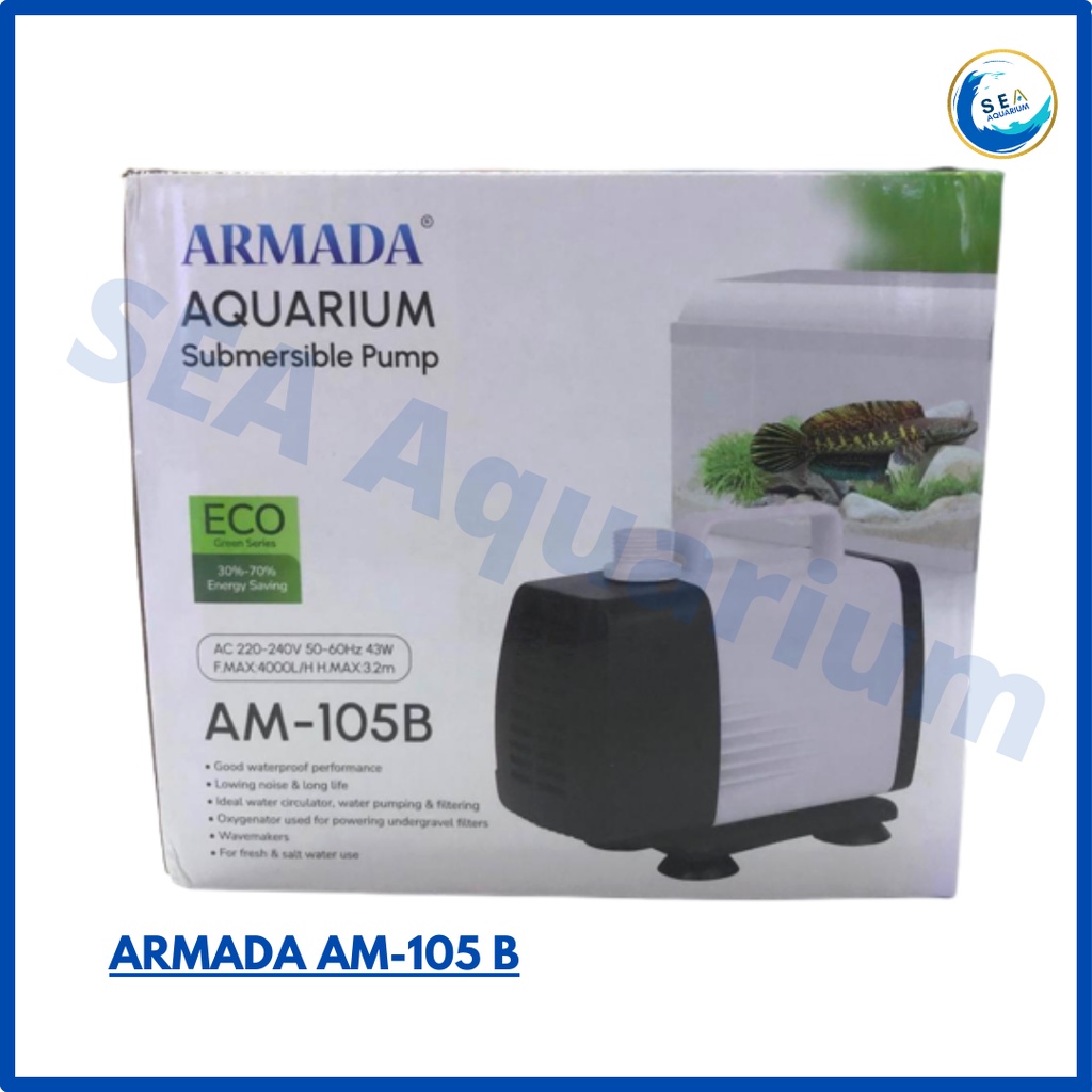 Jual ARMADA AM 105 B Power Head Pompa Air Celup Aquarium | Shopee Indonesia