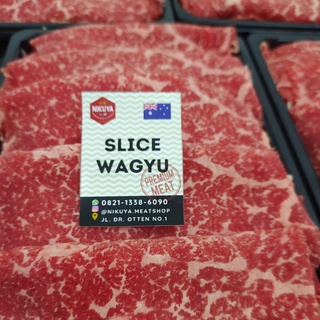 Jual AUS WAGYU low fat beef slice 250 gram - daging sapi yakiniku grill ...