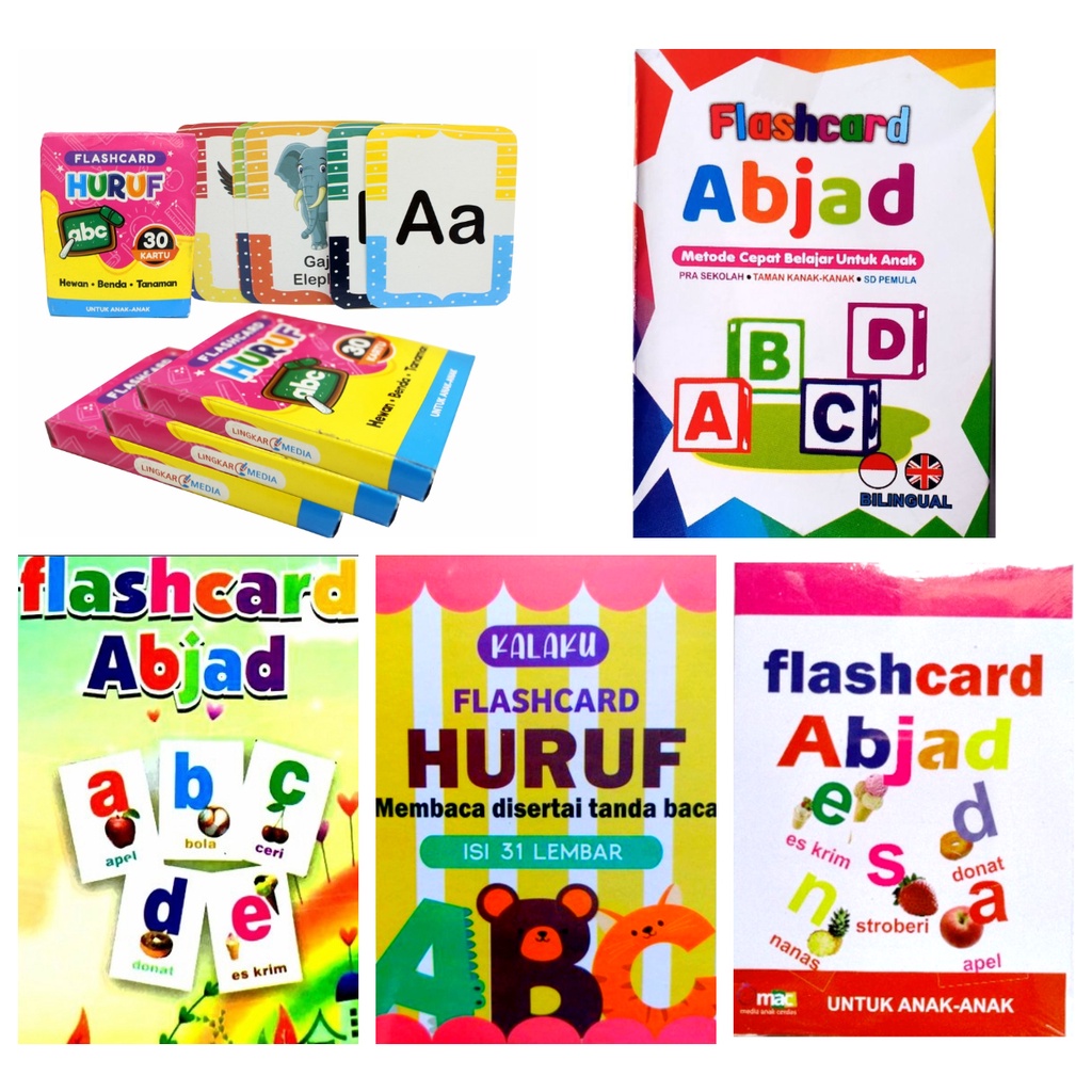 Jual Flashcard Flash Card Kartu Pintar Kartu Mainan Edukasi Anak Murah ...