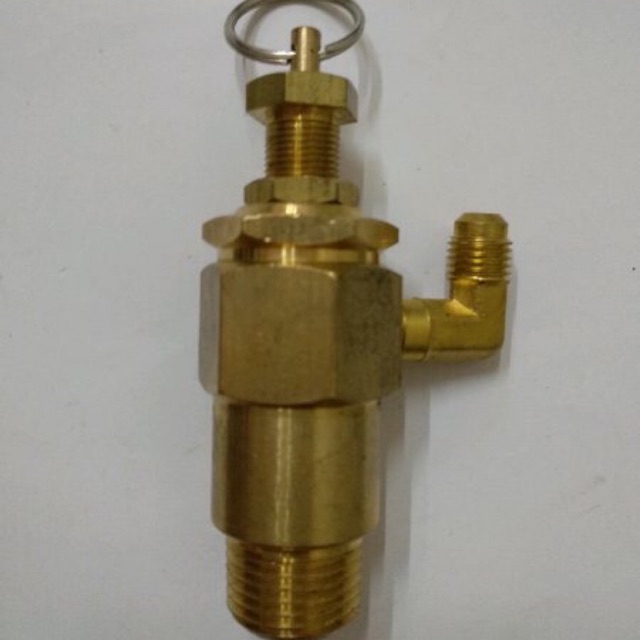 Jual Safety Valve Compressor Angin 0.5 Hp - 5 Hp ukuran drat 21 mm ...