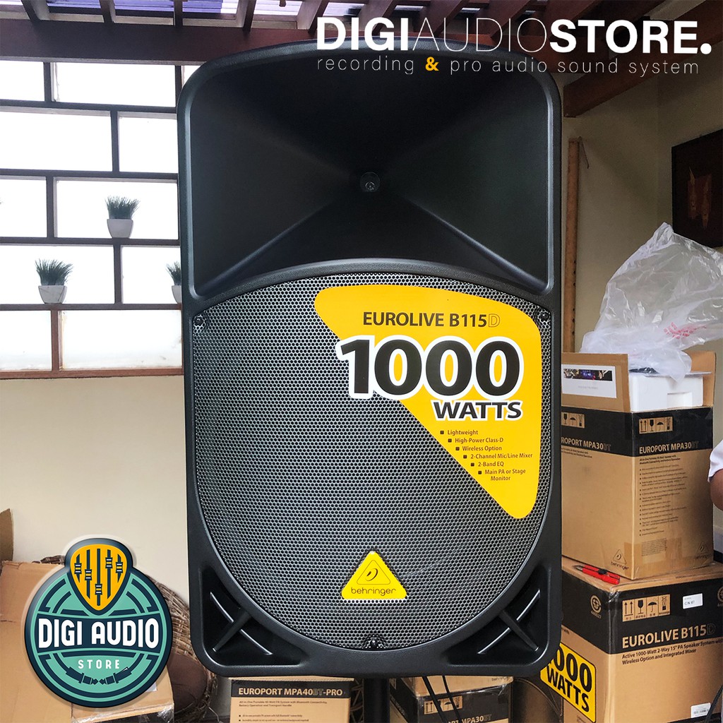 Jual Speaker Aktif Sound System Behringer Eurolive B115D - 15 inch 1000 Watt | Shopee Indonesia