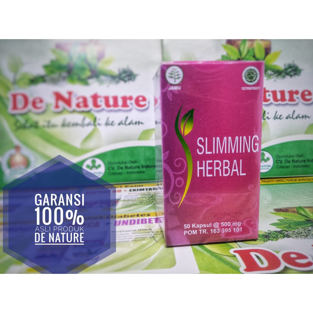 Obat Pelangsing Kapsul Slimming Herbal Mengecilkan Perut Buncit Dan ...