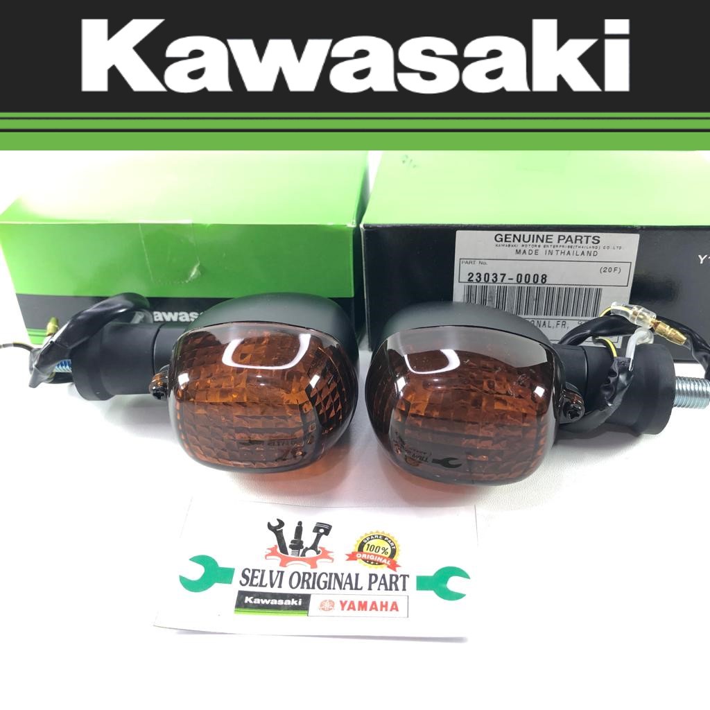 Jual LAMPU SEIN SEN DEPAN KANAN KIRI NINJA RR 150 NEW OLD ORI ORIGINAL KAWASAKI | Shopee Indonesia