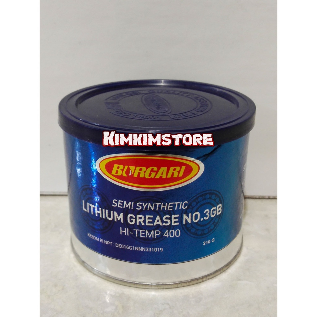Jual Grease Pelumas Stempet Gemuk Burgari Semi Synthetic Lithium No 3GB ...