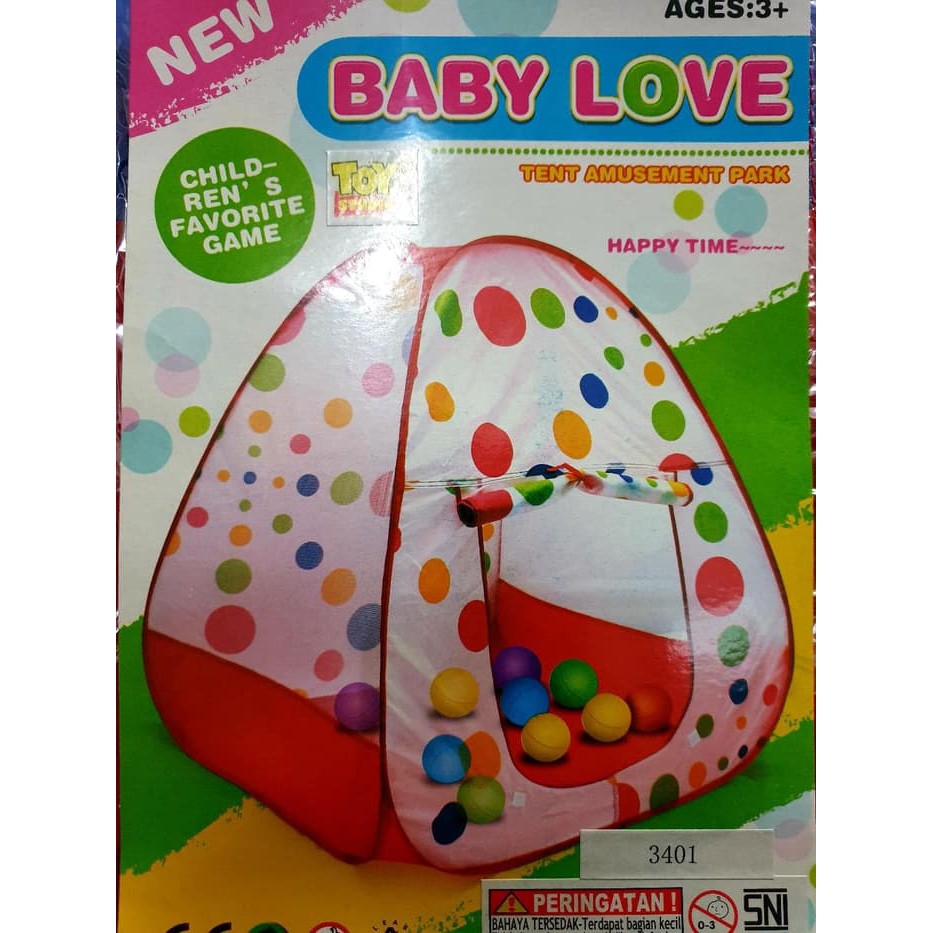 Jual Tenda Segitiga Mandi Bola Anak POLKADOT 80 x 93cm | Shopee Indonesia