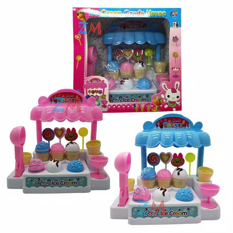 Jual MAINAN ANAK ICE CREAM CANDY HOUSE - ES KRIM LI 2 | Shopee Indonesia