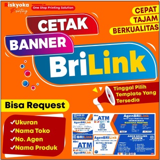 Jual Spanduk / Banner BRI Link Custom Ukuran | Shopee Indonesia