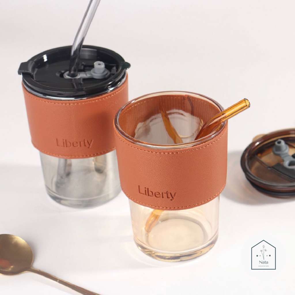 Jual [LIBE] GELAS TUMBLR AESTHETIC GELAS MINUM KACA MUG KOPI MINIMALIS ...