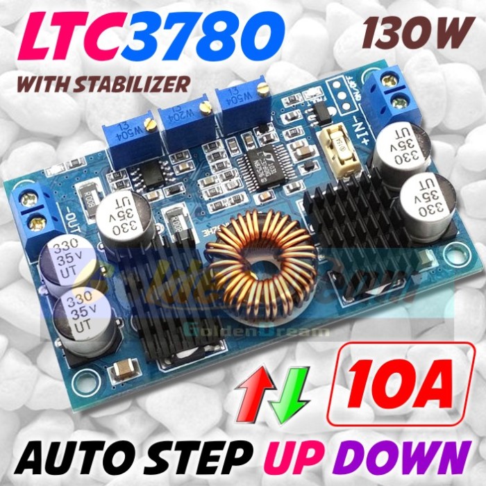 Jual LTC3780 Auto Step Up Down Buck Boost 10A 130w DC Stabilizer CC CV LTC | Shopee Indonesia