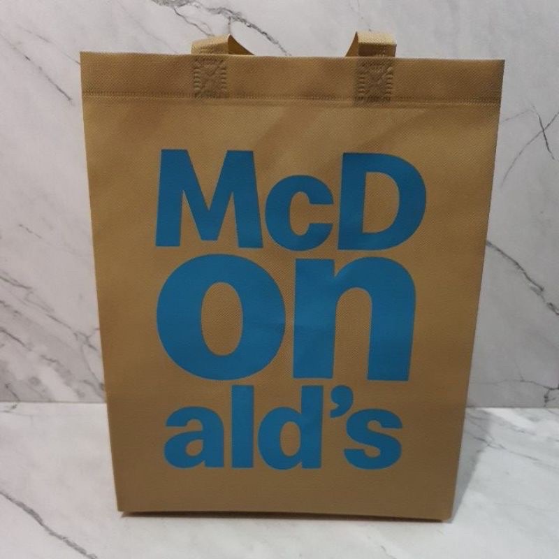 Jual Mcdonald Recycle Tote Bag McD Tas Belanja Medium | Shopee Indonesia