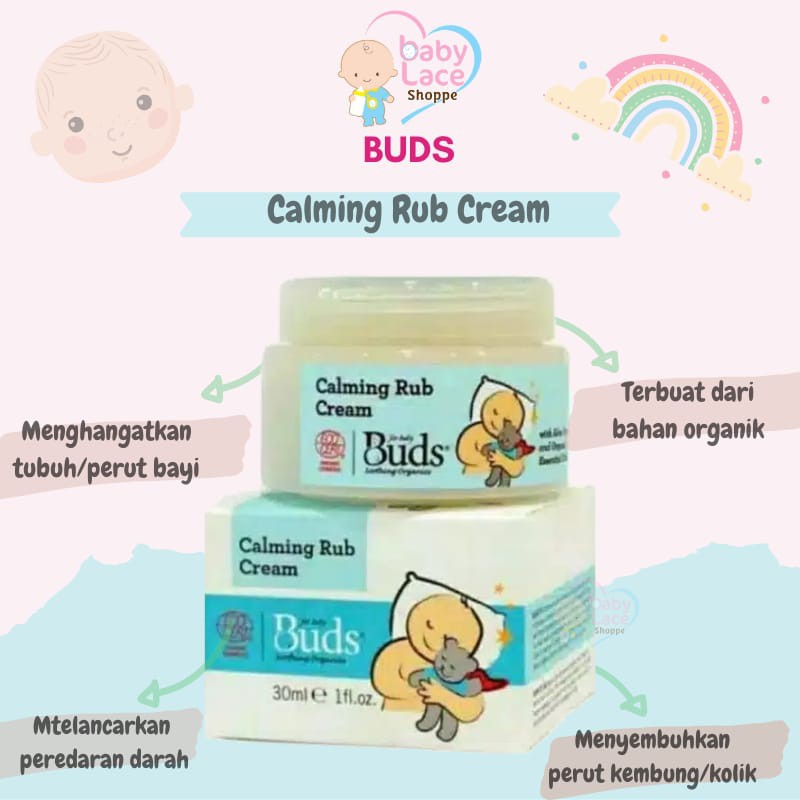 Jual Buds Calming Tummy Rub Cream 30ml | Shopee Indonesia