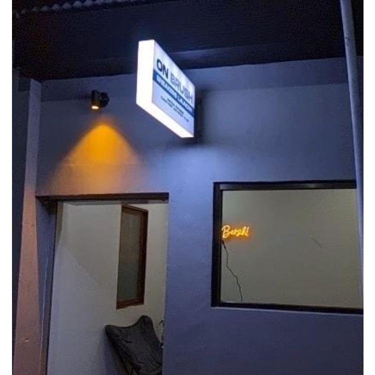 Jual Neon box Neonbox acryilic 2 sisi 60x40cm | Shopee Indonesia