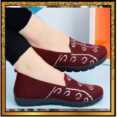Jual Sepatu Cewek Wanita Casual Slip On Kickers Dinas Kerja Kuliah ...