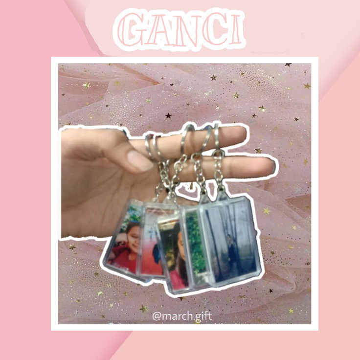 Jual GANCI AKRILIK CUSTOM GAMBAR 2 SISI | Shopee Indonesia