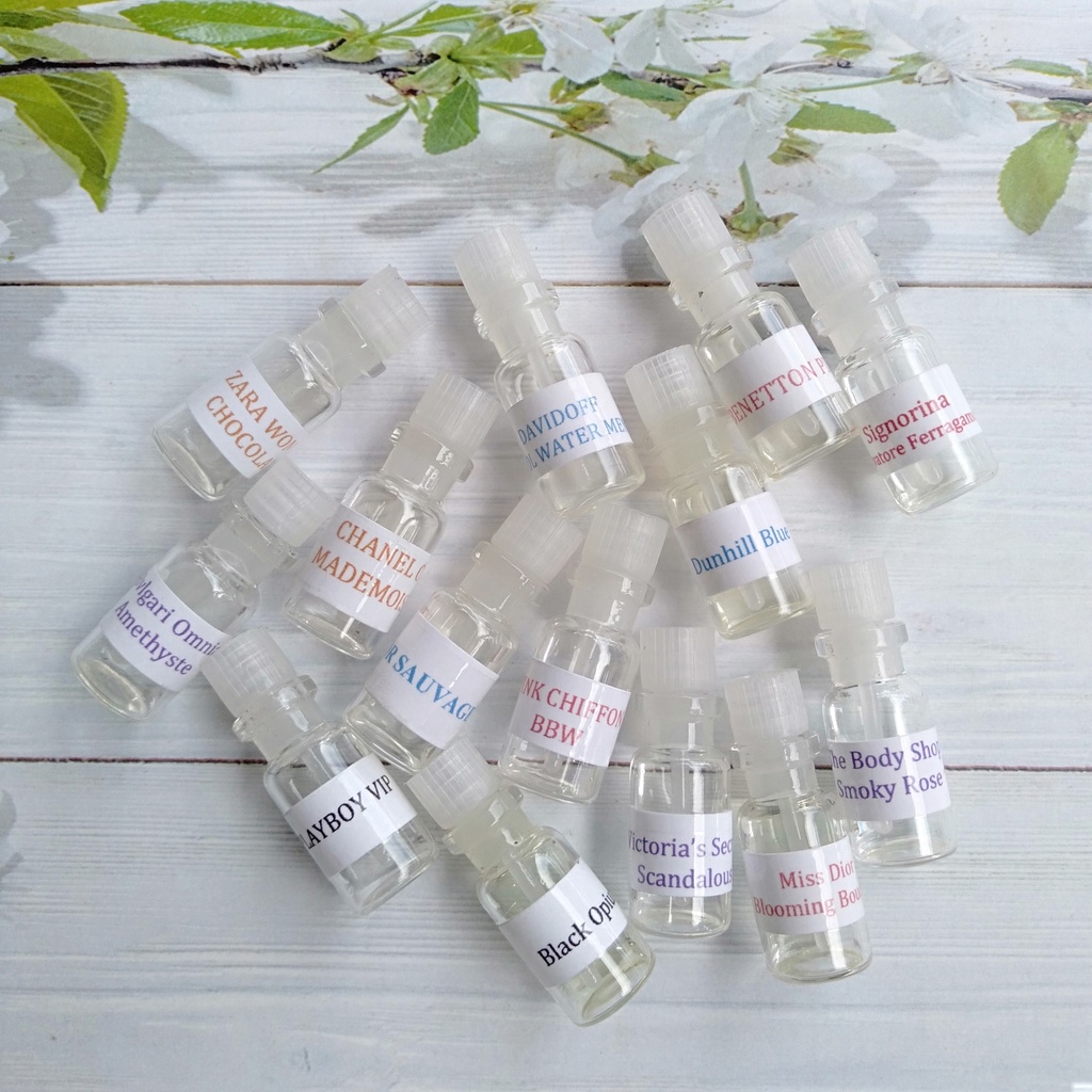 Jual Tester Parfum/Sample Parfum/Vial Parfume Refill Tahan lama ...