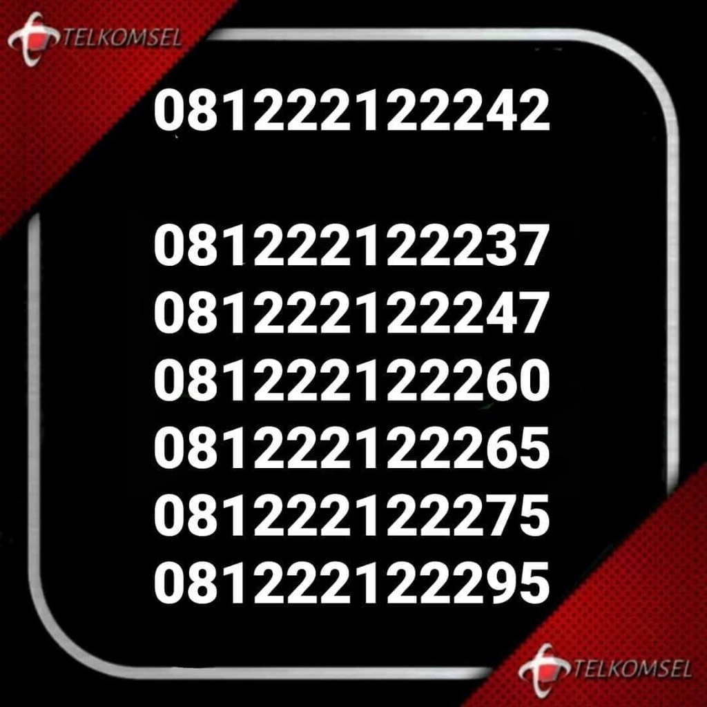 Jual KARTU PERDANA SERIAN NOMOR CANTIK TELKOMSEL SIMPATI 4G | Shopee Indonesia