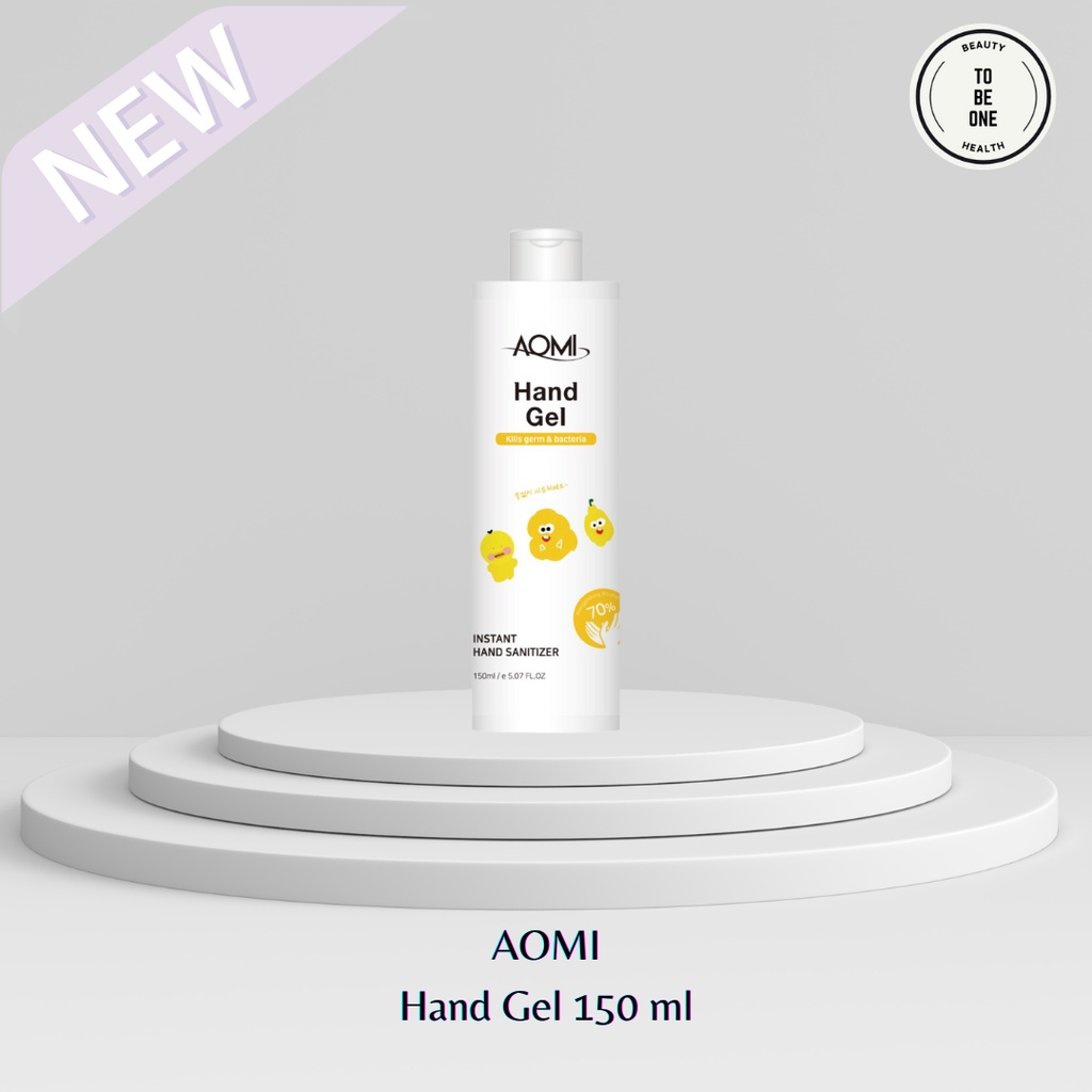 Jual AOMI Instant Hand Sanitizer Gel 150ml Anti Bacterial Alcohol 70% ...
