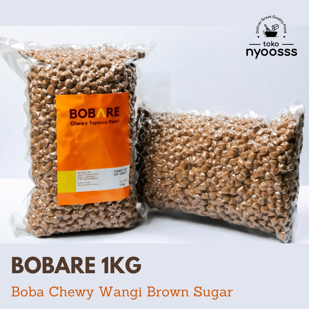 Jual BOBARE 1kg Boba Wangi Gula Aren / Boba Enak, Wangi dan Kenyal Pas ...