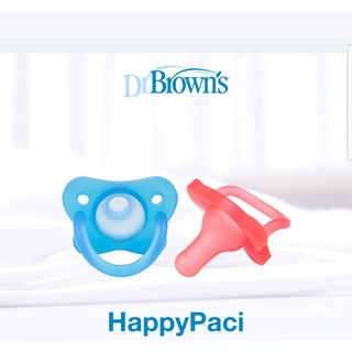 Jual DR BROWNS HAPPY PACI ONE PIECE SILICONE PACIFIER 0M+ 1 PACK / PS ...