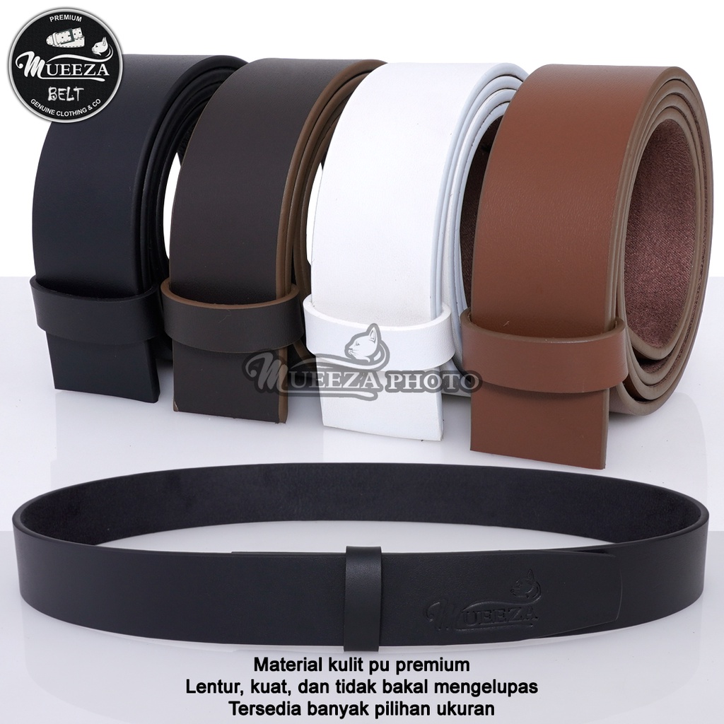 Jual Tali Ikat Pinggang Kulit Pu Premium Mueeza Tali Sabuk Kulit Pria ...