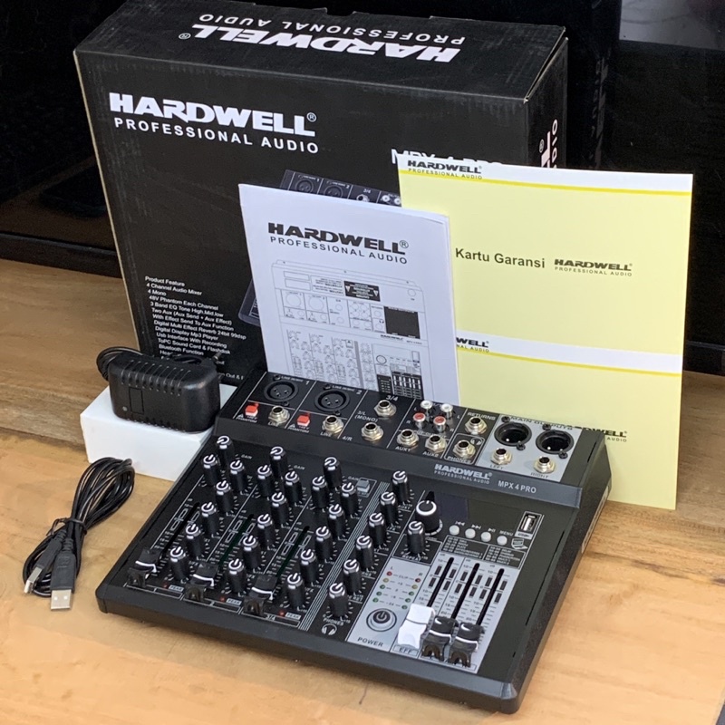 Jual Mixer 4 Channel Hardwell MPX 4 PRO Original | Shopee Indonesia