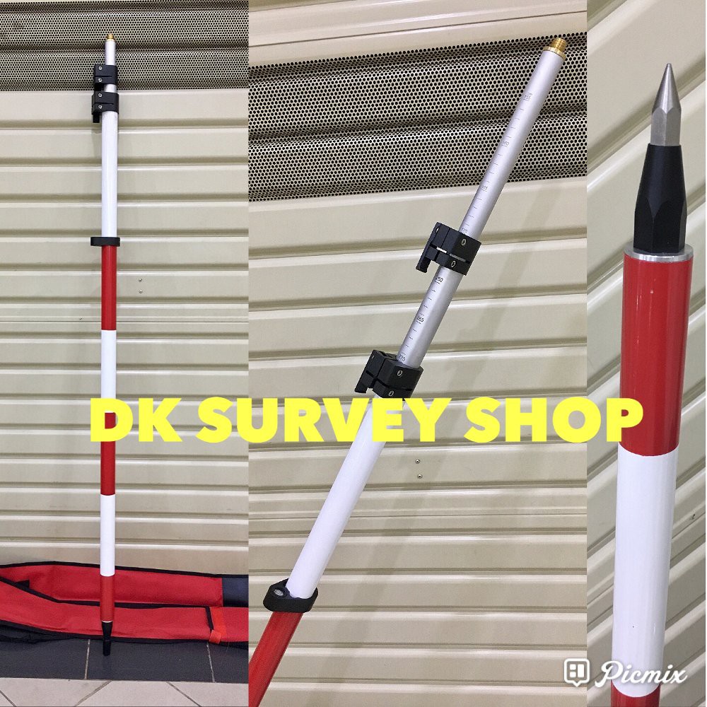 Telescopic Range Pole / Prism Pole / Pole Stick / Jalon Prisma / Stick ...