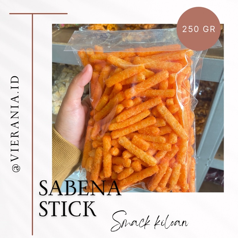 Jual KERIPIK SABENA STIK BALADO 250 GRAM / CEMILAN KILOAN KRIPIK SABENA ...