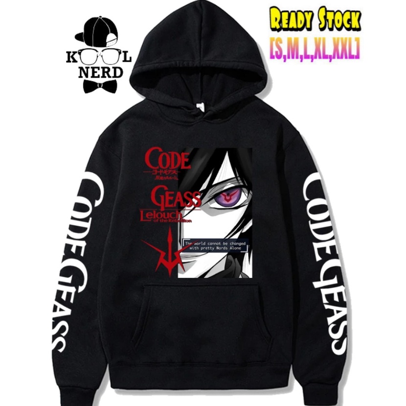 Jual LELOUCH OF THE REBBELION ANIME MANGA JEPANG HOODIE CODE GEASS ...