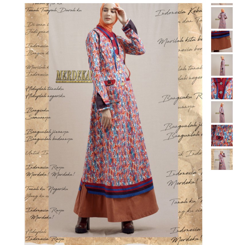 Jual gamis tuneeca sorak ria | Shopee Indonesia