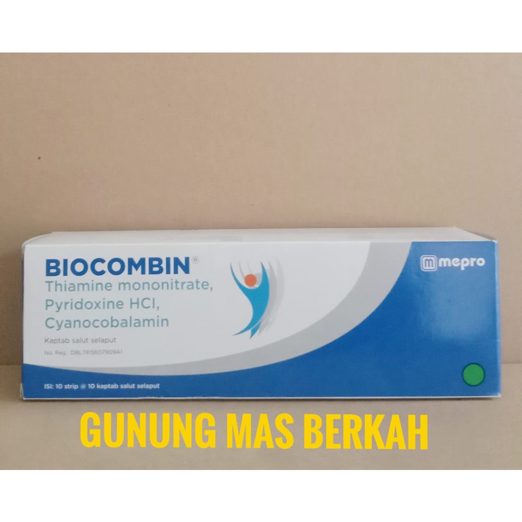Jual BIOCOMBIN Biocombin biocombin isi 100 Tablet - Vitamin B (Per Box ...