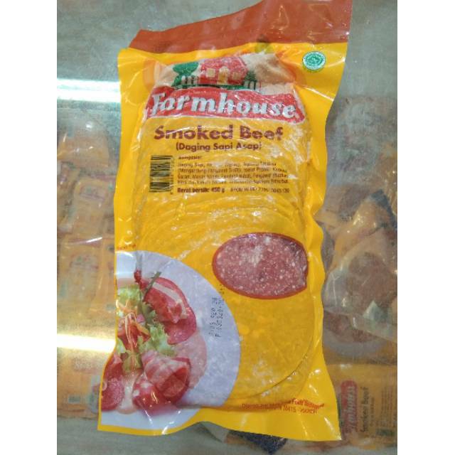 Jual Farmhouse Smoked Beef Daging Asap 450gr frozenfood | Shopee Indonesia