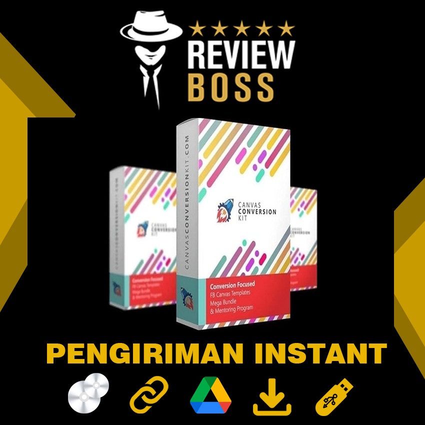 Jual BUNDLE TEMPLATE DESAIN PPT CANVAS CONVERSION KIT PREMIUM DESIGN ...