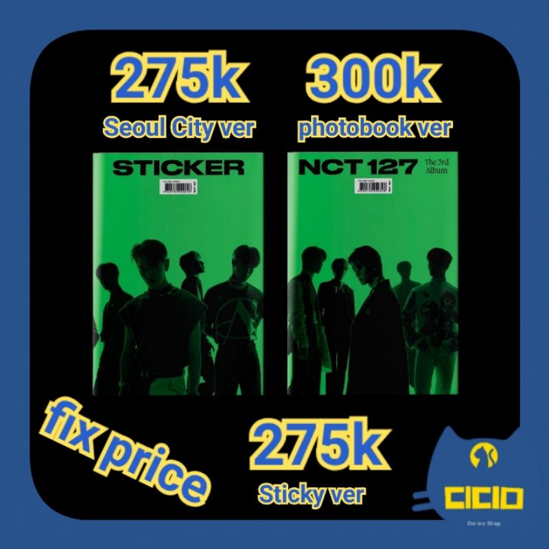 Jual [PO] NCT 127 • STICKER ( The 3rd Album ) Photobook Ver / Seoul ...