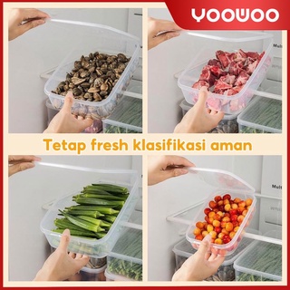 Jual Storage lemari es / kotak penyimpanan /toples plastik bening ...