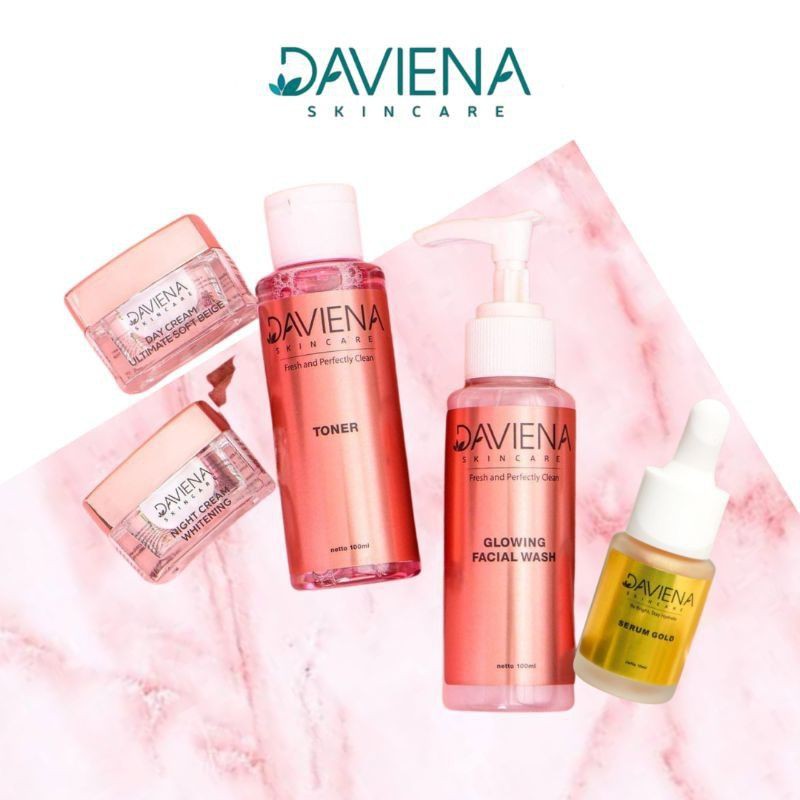 Jual Daviena Skincare Glowing Series (Serum Gold) | Shopee Indonesia
