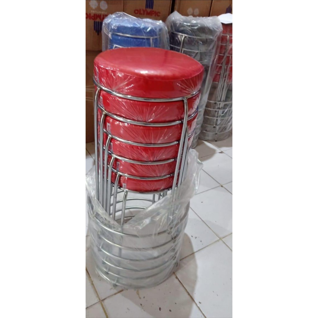 Jual KURSI BULAT STAINLESS | Shopee Indonesia