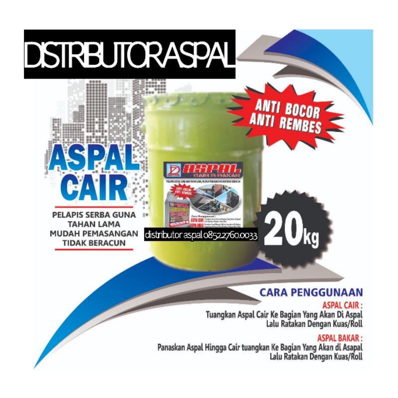 Jual ASPAL CAIR (20KG) Indonesia|Shopee Indonesia