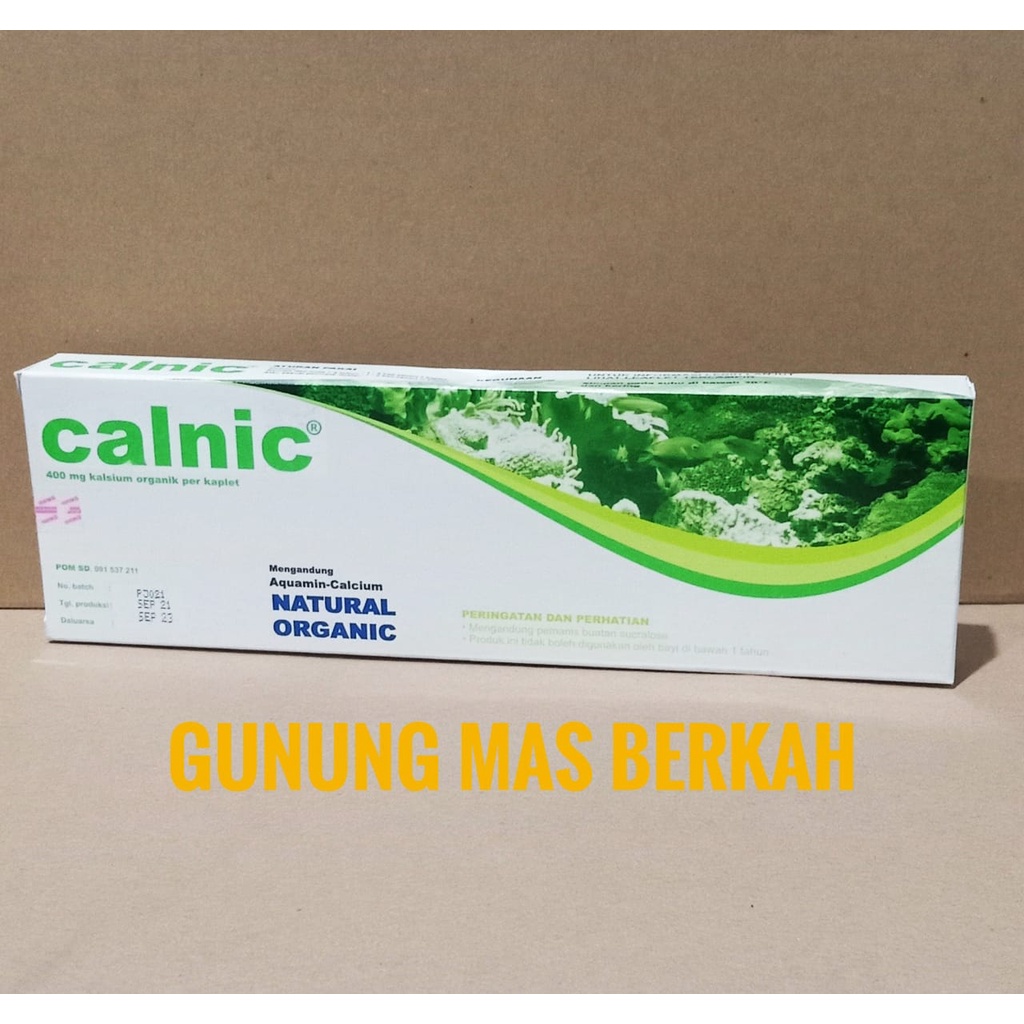 Jual CALNIC Calnic Kaplet - memenuhi kebutuhan kalsium untuk kesehatan ...
