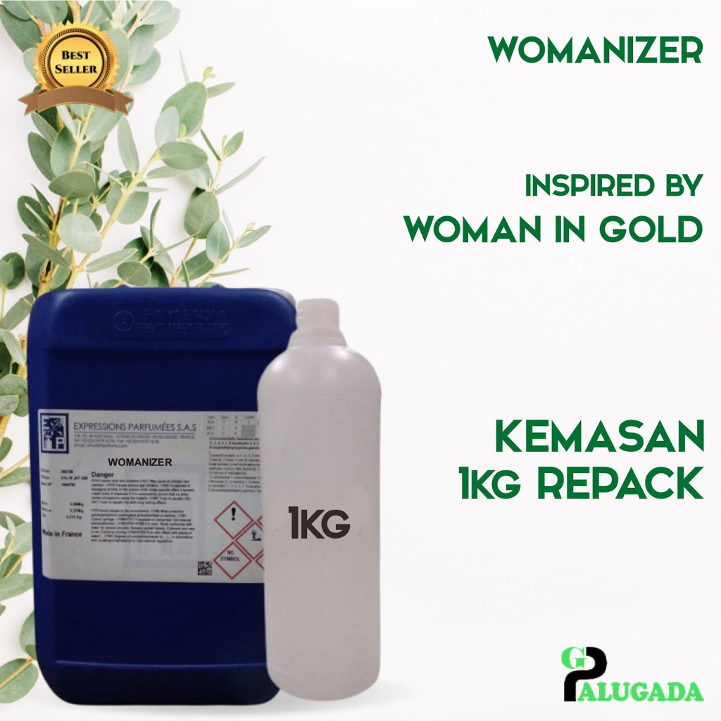 Jual Bibit Parfum Murni WOMANIZER | WOMAN IN GOLD | EP 1KG REPACK ...