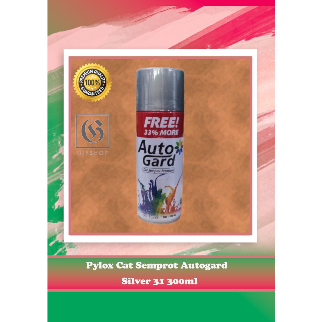Jual Pylox Cat Semprot Autogard Silver 31 300ml | Shopee Indonesia