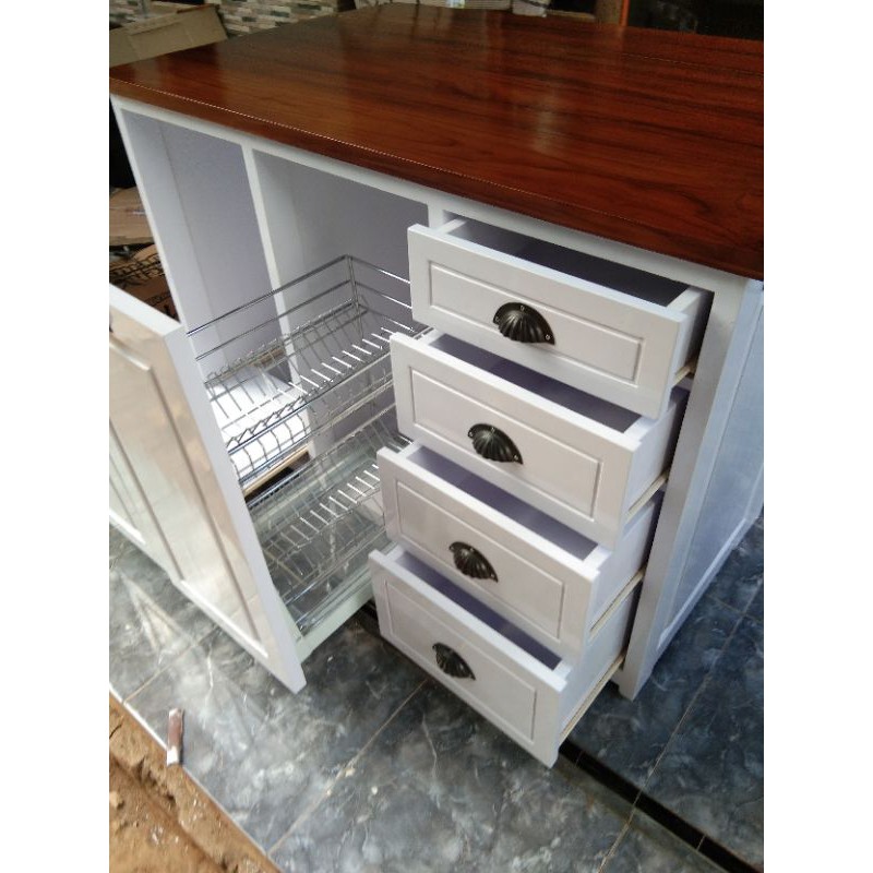 Jual meja dapur/meja rak piring. Indonesia|Shopee Indonesia