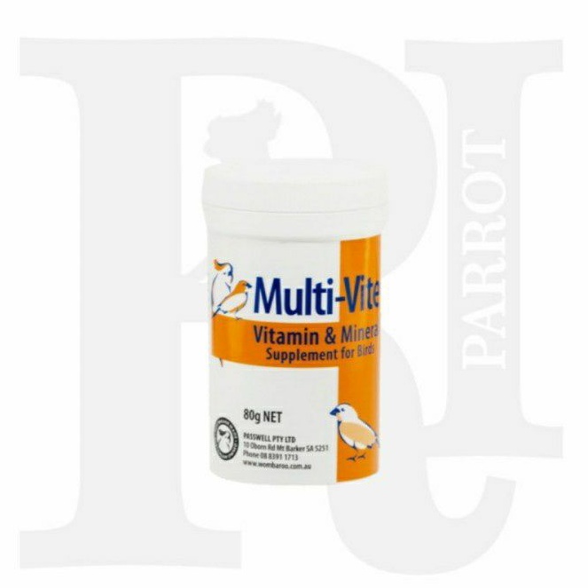 Jual Multivitamin Passwell MultiVite for Birds 80 gram | Shopee Indonesia