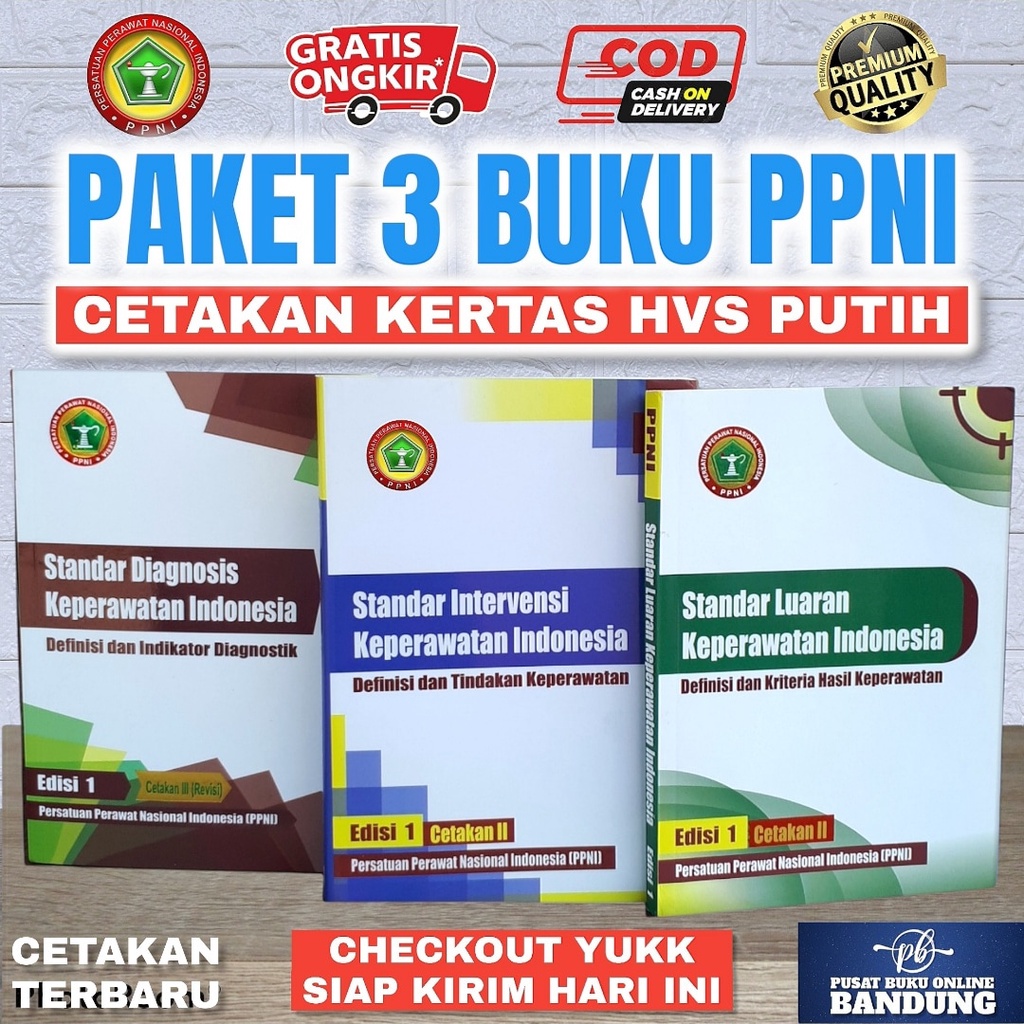 Jual PAKET 3 BUKU SDKI SIKI SLKI CETAKAN HVS PUTIH PEDOMAN STANDAR PROSEDUR OPERASIONAL ...