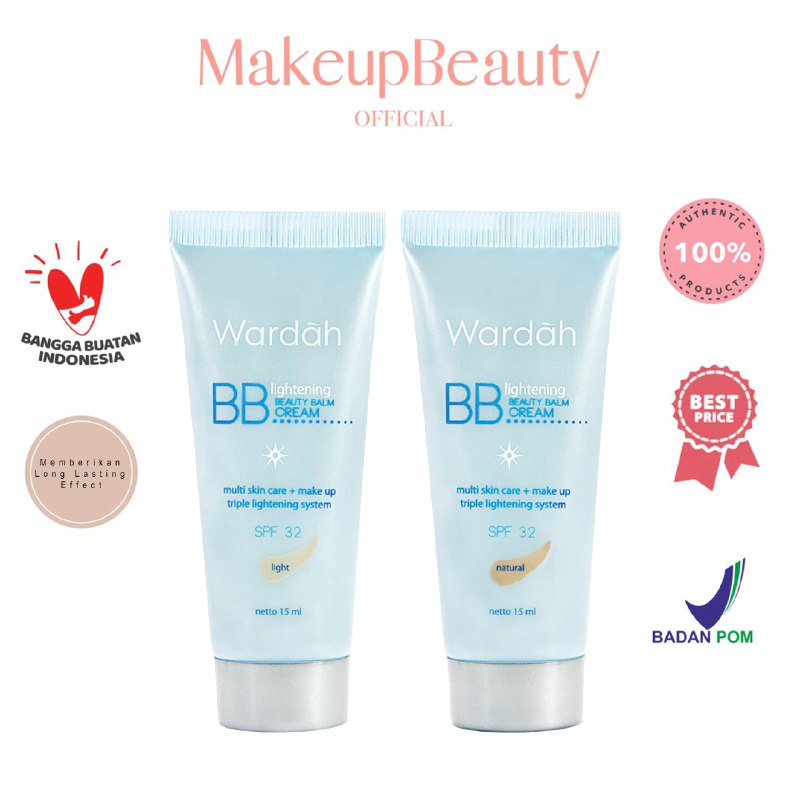 Jual WARDAH Lightening BB Cream 15ml | Shopee Indonesia