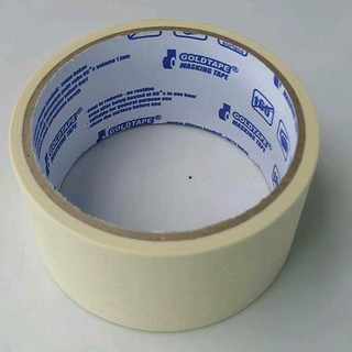 Jual Lakban kertas 48mm / masking tape 48mm Goldtape 2 inch , isolasi ...
